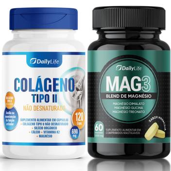 Kit MAG3 Blend de Magnésio + Colágeno Tipo II Não Desnaturado ...