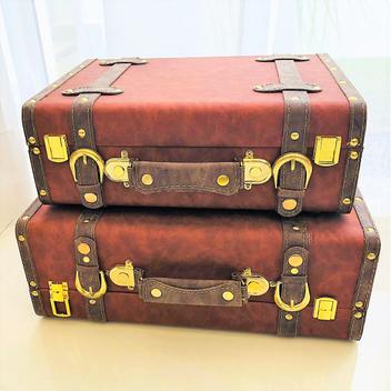 Kit Mala Decor Vintage Retrô Organizadora Terracota (2 Peças) - Galeria ...