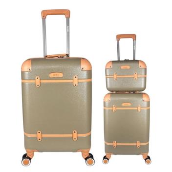 Kit Malas de Viagem M P e frasqueira Cad embutido Rodas 360 - Luxcel ...