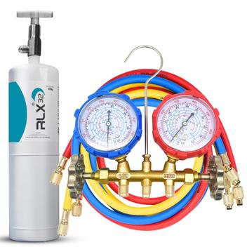 Kit Manifold Gás Refrigerante CT-636 R32 e R410A + Gás R32 - Friven ...