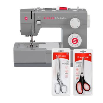 Kit Máquina de Costura 4432 + Tesoura 8" Tecido e Tesoura Multiuso ...