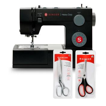 Kit Máquina de Costura HD4423 Black e Tesoura 8" Tecido e Tesoura ...