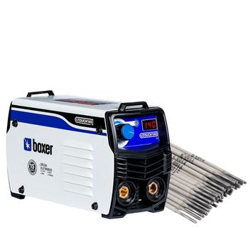 Kit Máquina de Solda Touch 145 220V Boxer + 1Kg Eletrodo Hessen - BOXER ...