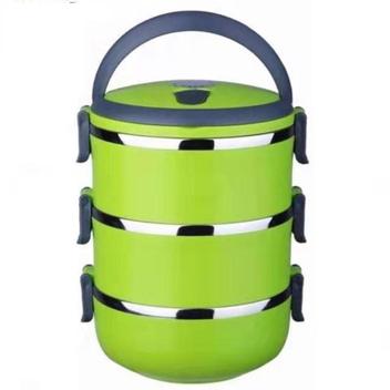 Kit marmita fitness dupla de inox marmiteira termica hermetica com 3 ...