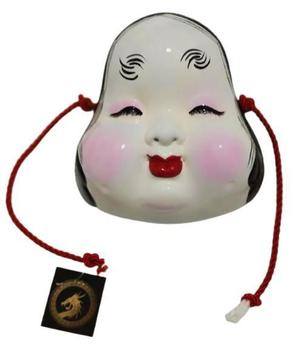 Kit Máscara Japonesa Ornamento Okame, Okina, Tengú - 3 Peças - Ikinnayo ...