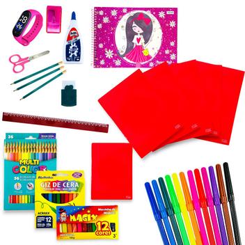 Kit Material Escolar Completo Ensino Fundamental 1º a 5º ano - Start ...