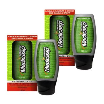 Kit Medicasp Shampoo Anticaspa Com 2 Unidades De 130ml Cada - GENOMMA ...
