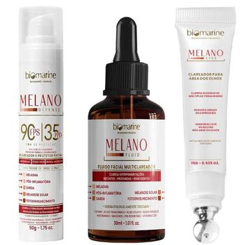 Kit Melano: Melano Defense + Melano Fluid + Melano Eyes - BIOMARINE ...