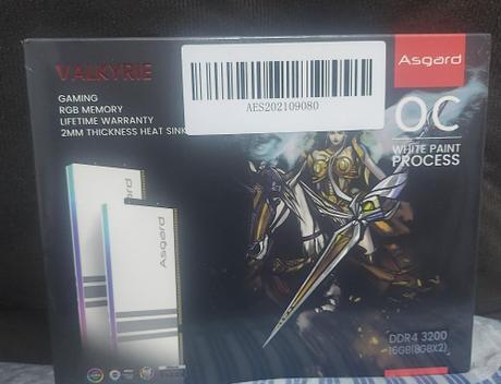 Kit Memórias Asgard Valkyrie RGB DDR4 3200mhz - 2 Pentes 8gb cada ...
