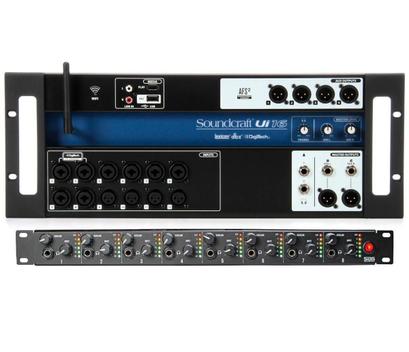 Kit Mesa Digital Soundcraft Ui16 + Amplificador De Fone Af8 - Mesa de ...