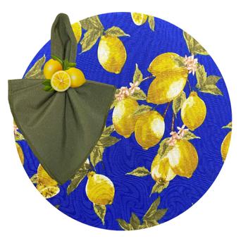 Kit Mesa Posta Sousplat Completo com Guardanapos e Pg Limão Siciliano ...