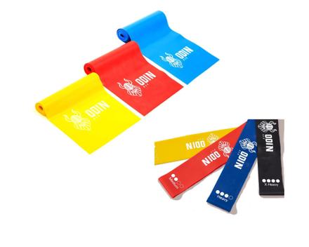 Kit Mini Bands 4 Intensidades Faixas Elásticas Thera Odin - Odin Fit ...