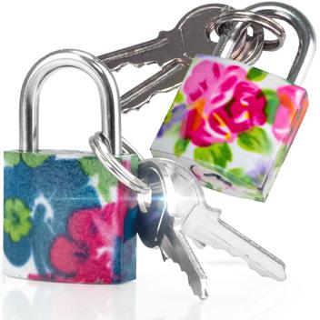 Kit Mini Cadeado 21mm Com Chave Inviolavel Armario Academia - Monaliza ...