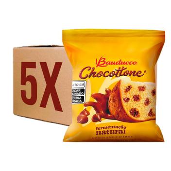 Kit mini Chocottone 5x80gr - Bauducco - Chocotone - Magazine Luiza