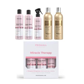 Kit Miracle Therapy Prohall+ Kit Macadâmia Home Care - Kit de ...
