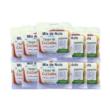 Kit Mix De Nuts Premium 10X30G - Mania De Castanha - Grãos e Sementes ...