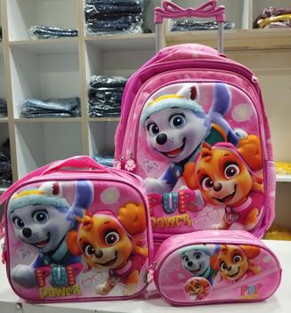 Kit Mochila c/rodinha escolar infantil 03 peças - Yoo lucki - Kit ...