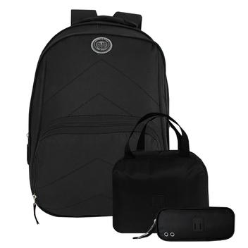 Kit Mochila De Costas + Lancheira Térmica + Estojo Duplo - Clio ...