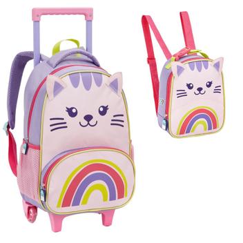 Kit Mochila de Rodinha e Lancheira Creche Infantil ZOOP - Seanite ...