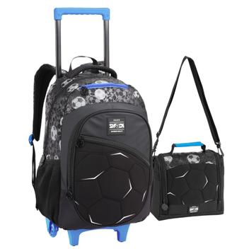 Kit Mochila De Rodinha e Lancheira Escolar Infantil Masculino - Seanite ...
