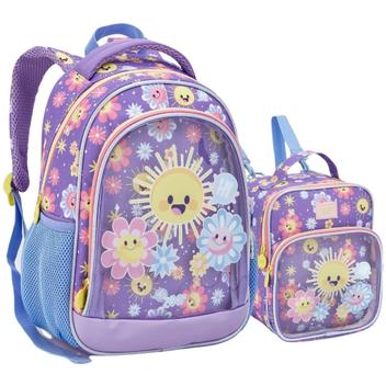 Kit Mochila e Lancheira Creche Infantil Frente Transparente - Seanite ...
