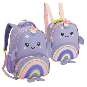 Kit Mochila Infantil Escolar e Lancheira Animais Bichinhos Menina ...