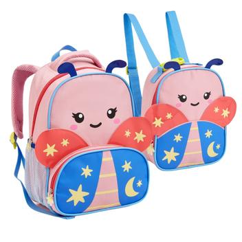 Kit Mochila Infantil Escolar e Lancheira Animais Bichinhos Menina ...