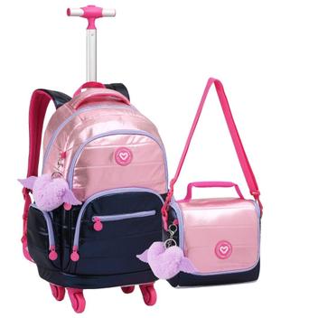 Kit Mochila Rodas Lancheira 360º Para Notebook Metalizado - Seanite ...