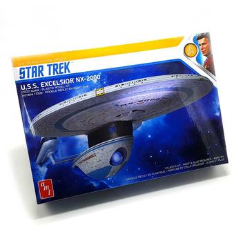 Kit Montar Star Trek USS Excelsior NX-2000 1/1000 - AMT - Objetos de ...