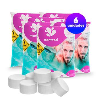 Kit Montreal 6 Pastilhas Tricloro 200g Para Piscinas - Dispositivos ...
