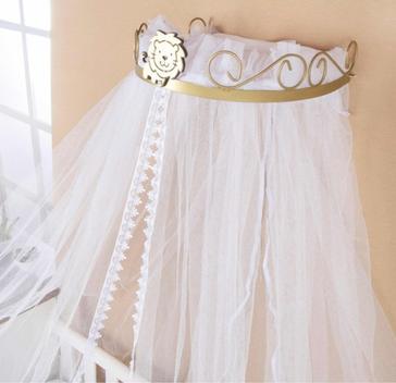 Kit Mosquiteiro Dossel Rococó Leão Dourado - Mosquiteiro - Magazine Luiza