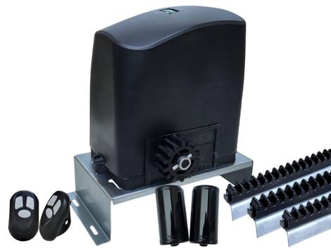KIT MOTOR PORTÃO DESLIZANTE RCG PL 300Kg BASE E FOTOCÉLULA ...