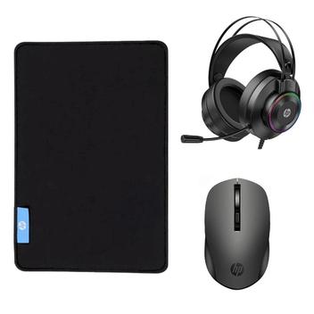 Kit Mouse Pad Speed Gamer + Mouse Wireless USB Optical + Headset 7.1 ...