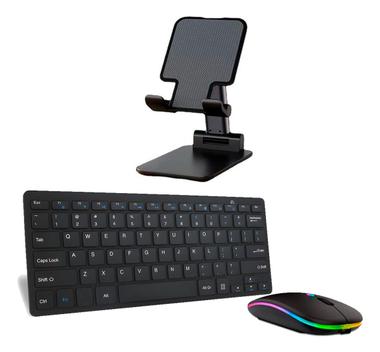 Kit Mouse, Teclado E Suporte Compatível Com Galaxy Tab A9 Plus ...