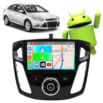Kit Multimídia 9 Polegadas Ford Focus 2014-2019 Android CarPlay GPS - E ...
