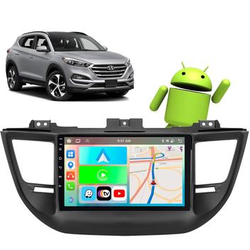 Kit multimidia android 9" tucson 17/24 prata hyundai carplay - E-Carplay - Central Multimídia ...