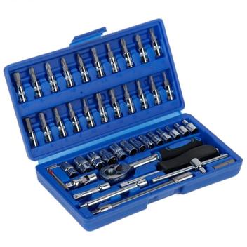 Kit Multiuso Soquete 46 Peças Estojo Completo Compacto - SOQUETES - Kit ...
