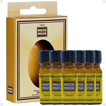 Kit Musk Musk Original Almíscar Selvagem 5ml C/6 - DELIKAD - Kit de ...