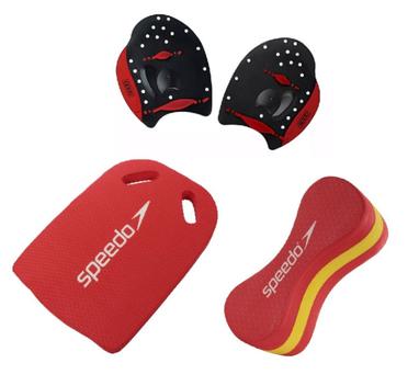 Kit Natação Speedo Palmar Power Paddles + Prancha + Flutuador Swim ...
