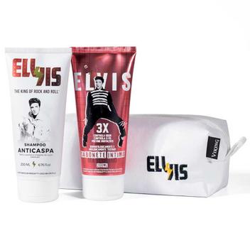 Kit Necessaire Las Vegas: Shampoo Anticaspa + Sabonete Íntimo Elvis ...