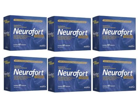 Kit Neurofort Cognis Ecofitus Com 6 Unidades De 60 Cápsulas Cada - Kit ...
