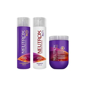 Kit Neutrox 24 Multibenefícios Shampoo + Cond + Mascara - Kit Shampoo e ...