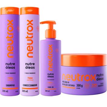 Kit Neutrox Nutre Óleos + Máscara de Nutrição Intensa + Leave-in - Kit ...