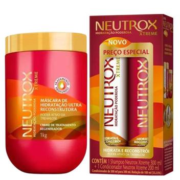 Kit Neutrox Xtreme + Creme de Tratamento 1kg - Máscara Capilar ...