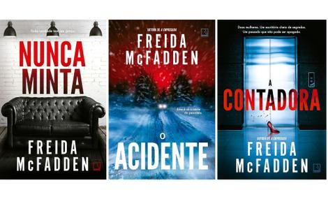 Kit Nunca minta + O acidente + A contadora - Freida McFadden - Arqueiro ...