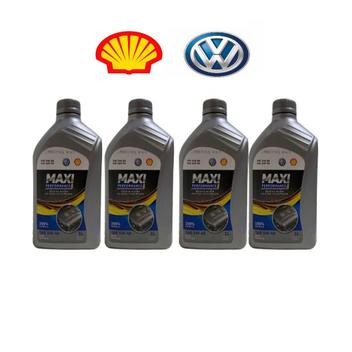 Kit Oleo De Motor Volkswagen Original Shell API-SN 5w40 100% Sintético ...