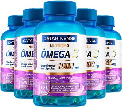 Kit omega 3 catarinense 1000mg 600 cápsulas - Ômega 3 / Óleo de Peixe ...