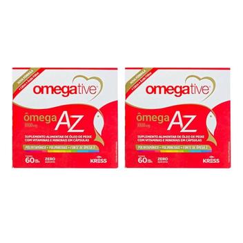 Kit Omegative Ômega AZ Com 2 Unidades De 60 Cápsulas Cada - KRESS ...