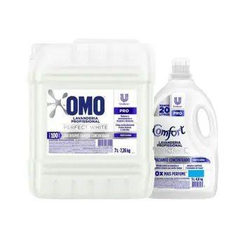 Kit omo perfect white 7l + comfort perfect white 5l - OMO E COMFORT ...