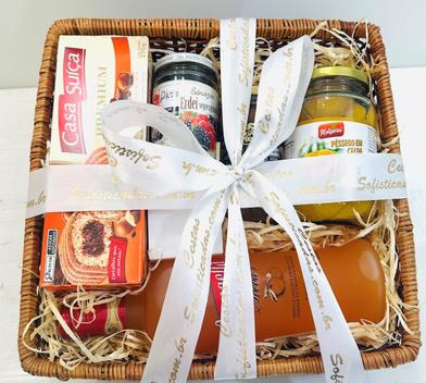 Kit Orangela - Abig Cestas Sofisticadas - Cesta de Supermercado - Magazine Luiza